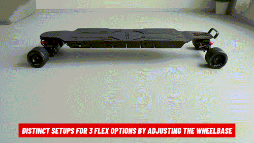 OMW Lancer Wide Carbon Flex Deck Electric Longboards