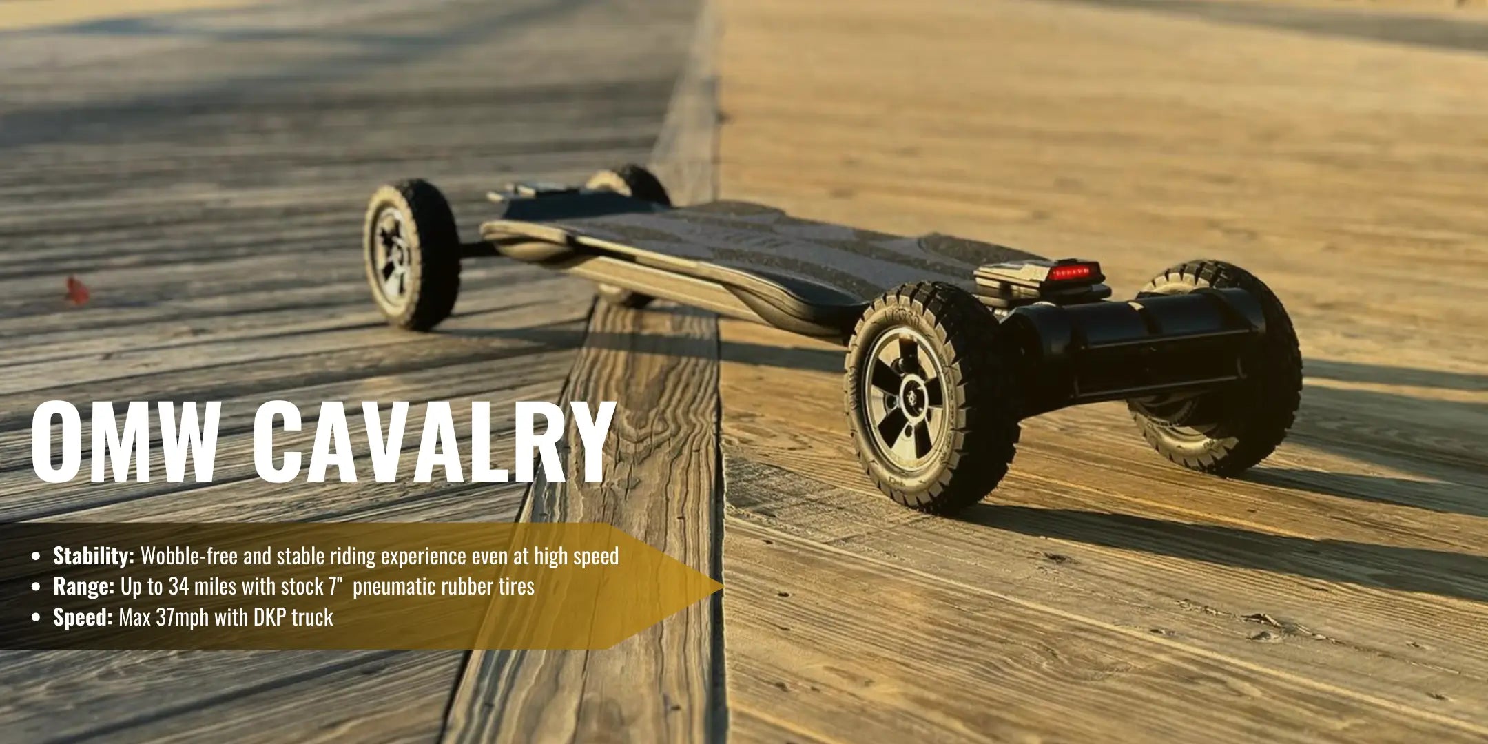 OMW Electric Skateboards | Stable, Comfortable, Reliable